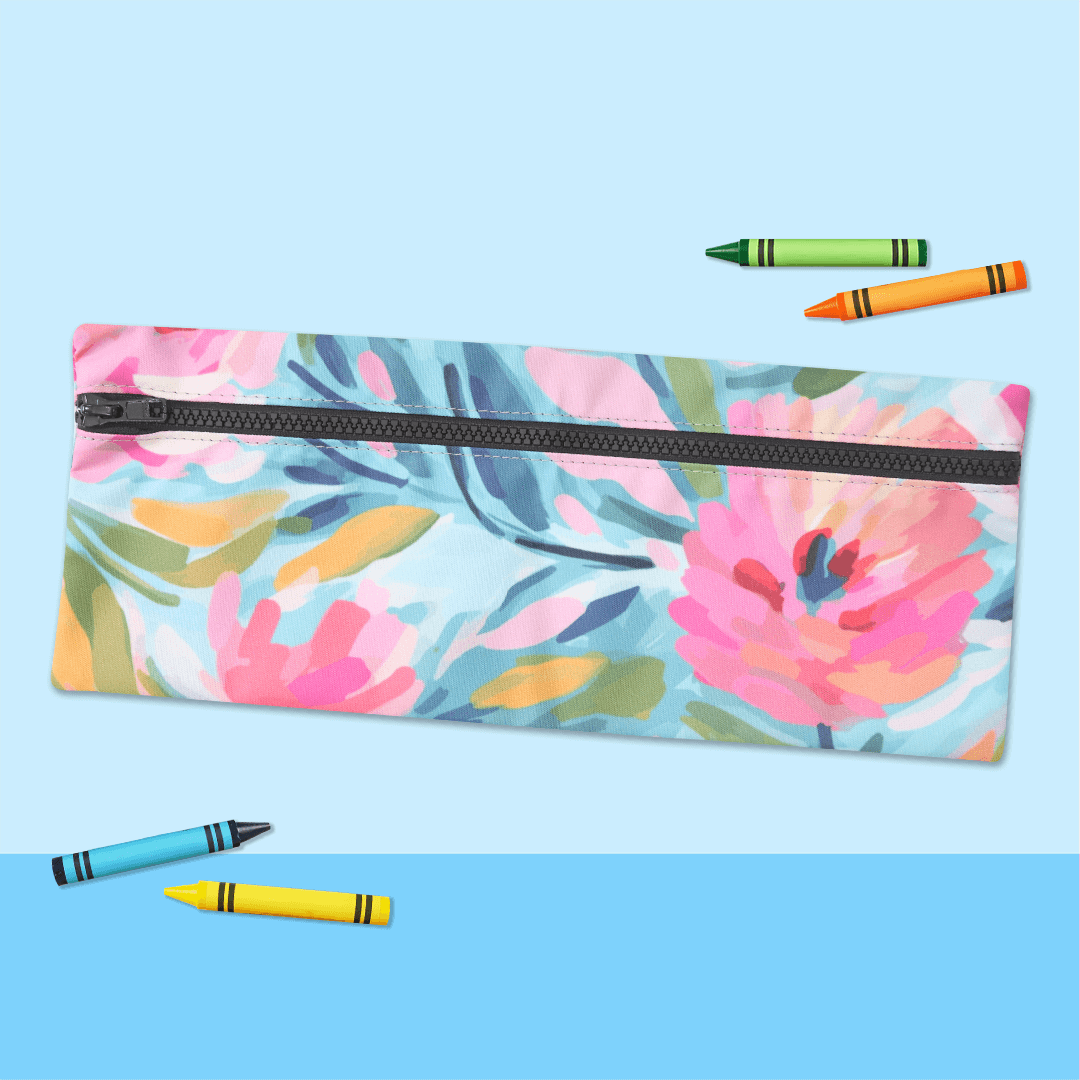 Pencil Bag - Floral – Labels4School UK