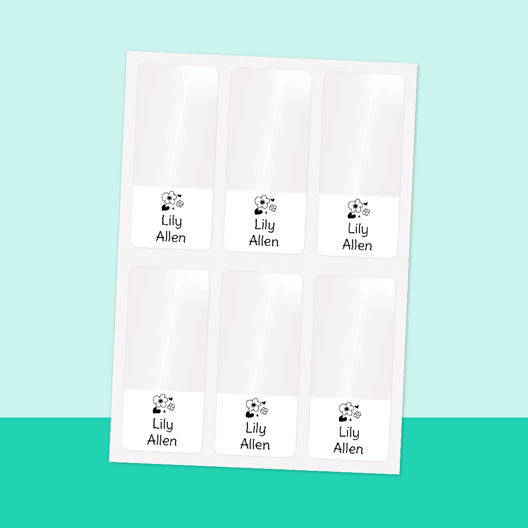 Pen and Pencil Name Labels | Waterproof, Self Laminating – Labels4School UK