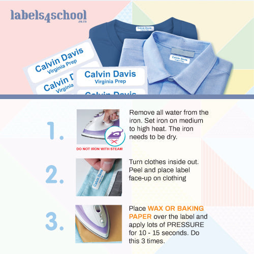 How to Apply School Name Labels | Easy Label Instructions ...