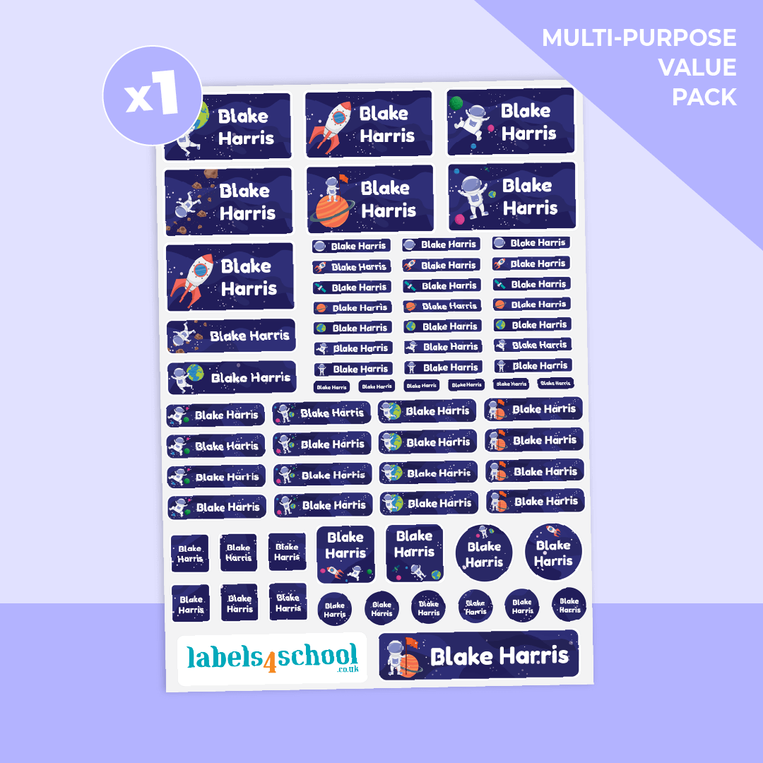 Name labels - Designer Themes | 69 Labels | Labels4school UK ...
