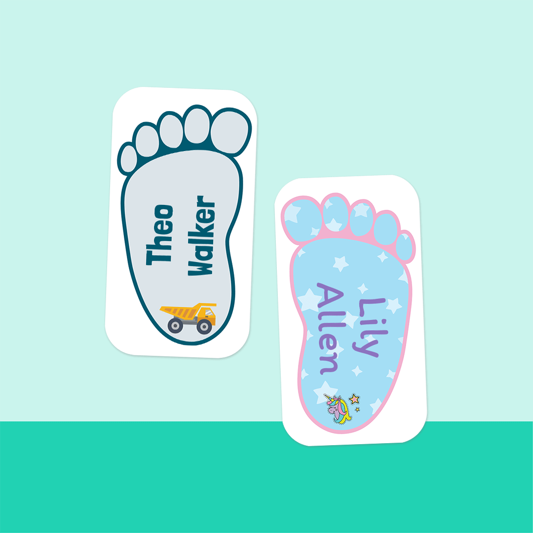 Shoe Name Labels | Durable, Waterproof | Labels4school UK ...
