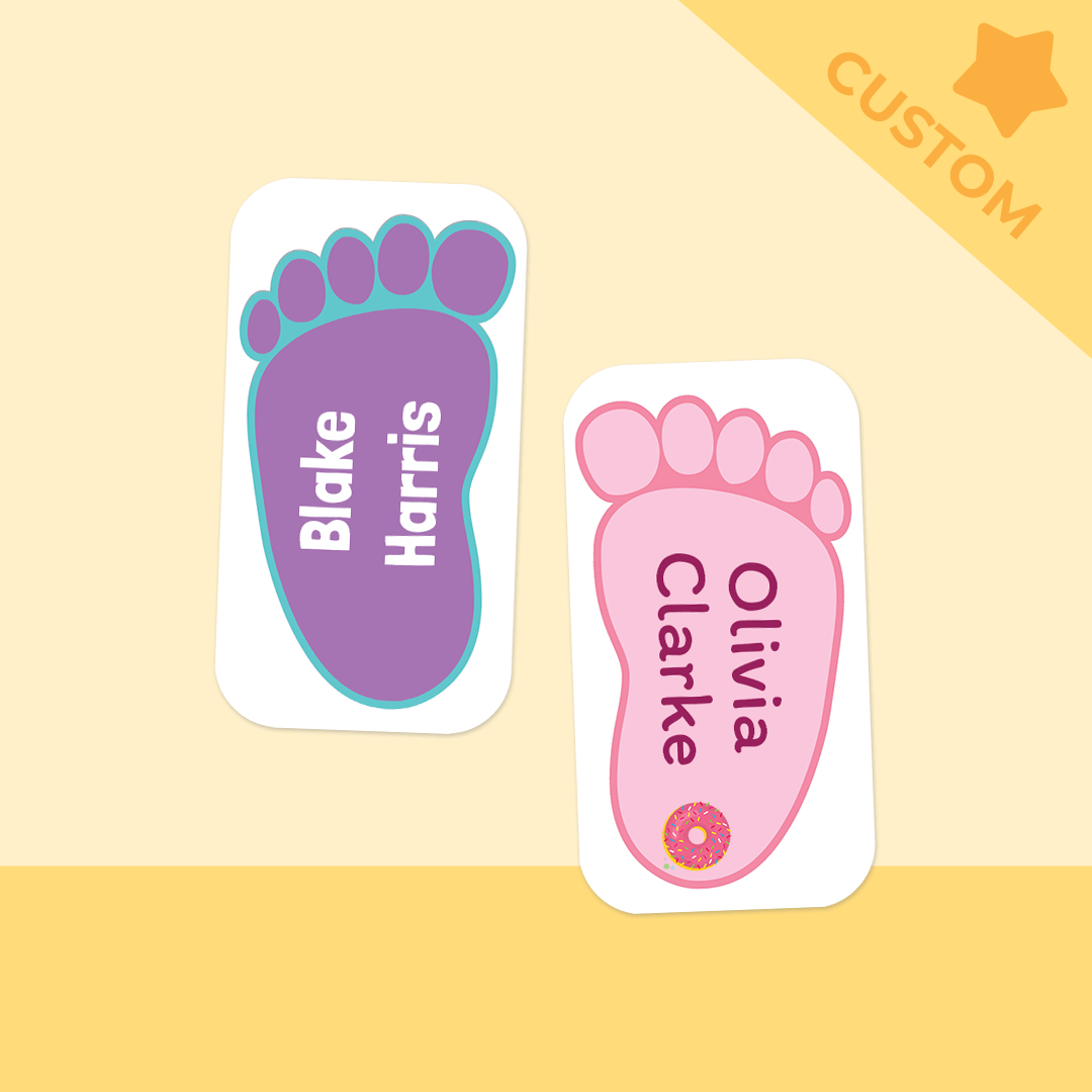 Shoe Name Labels | Durable, Waterproof | Labels4school UK ...