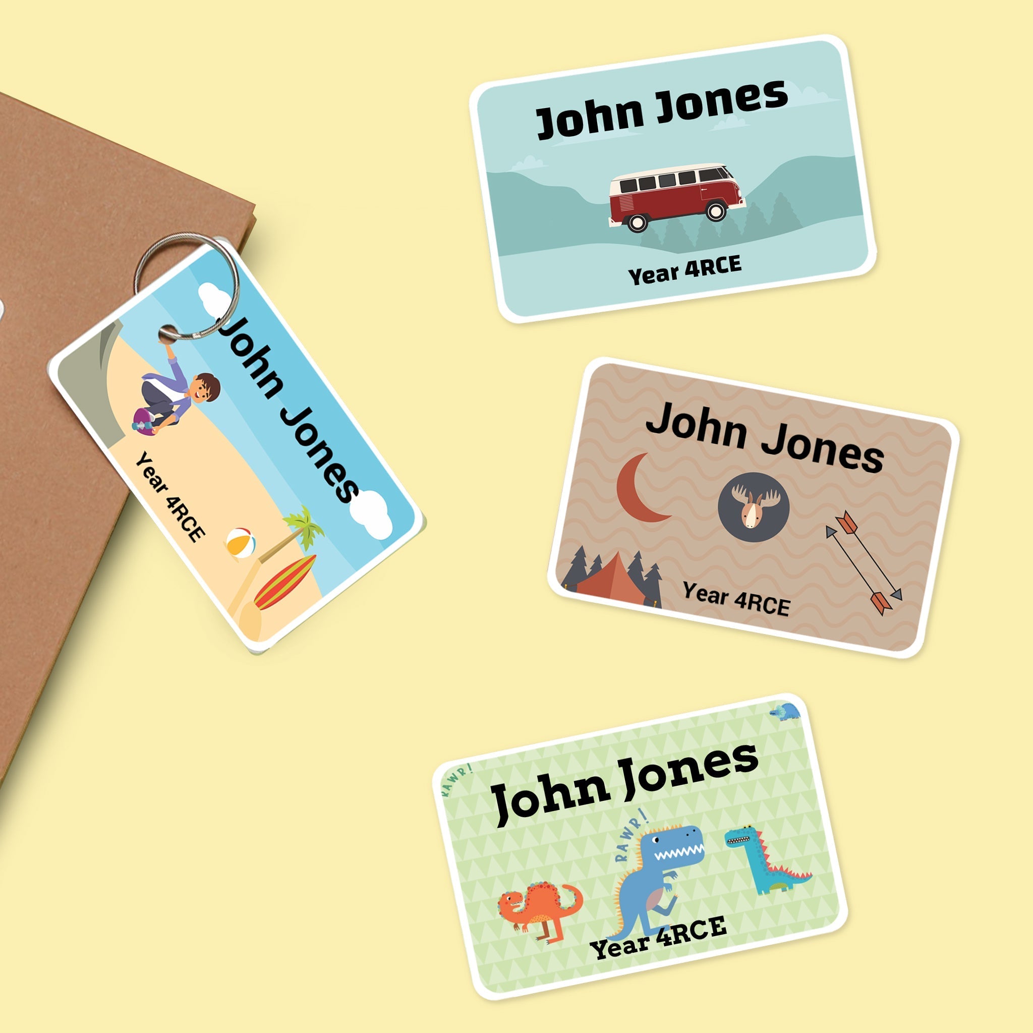 Personalised Name Bag Tags for School | Labels4school UK – Labels4School UK