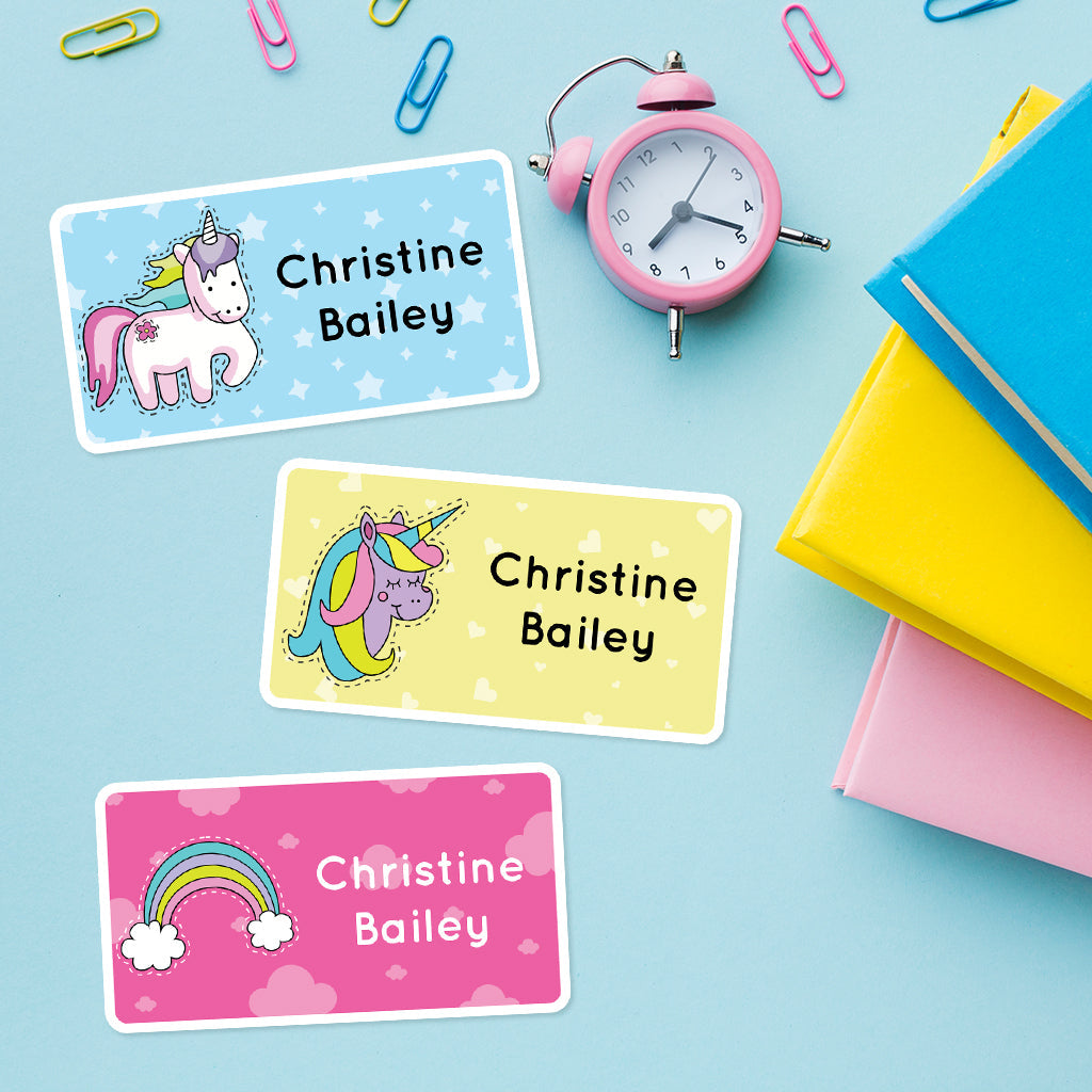 Colour Book Labels - Designer themes – Labels4School UK
